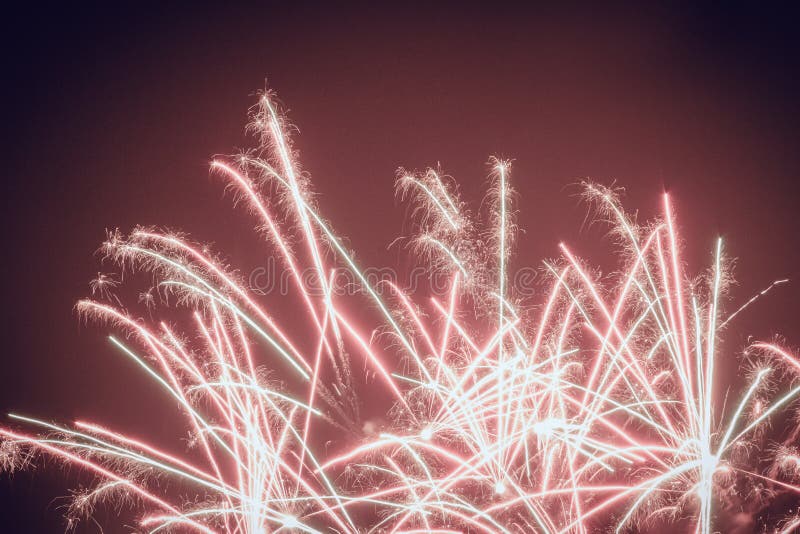 Pastel tone fireworks stock image. Image of blue, festive - 114921835