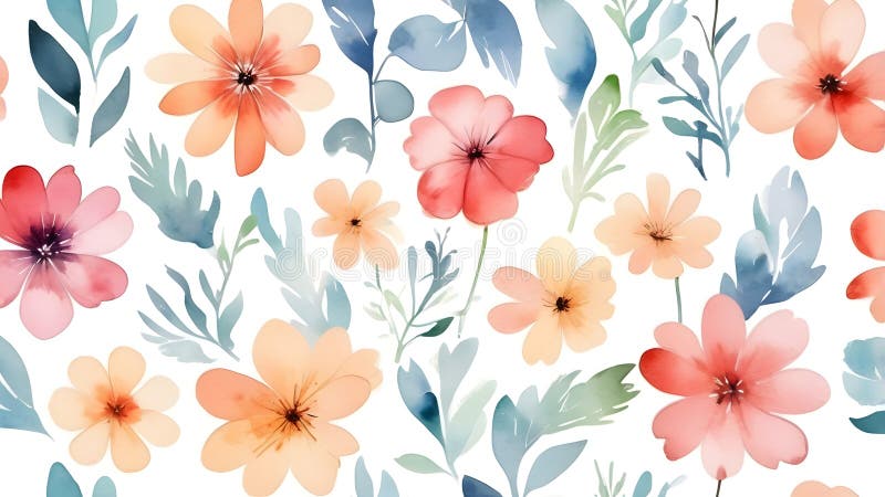Pastel Tones with Elements of Floral Patterns Create a Delicate and ...