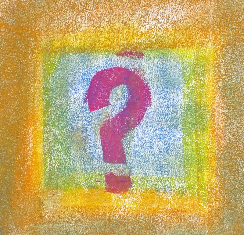 Pastel: the Unanswered Question Stock Image - Image of pastel, mood ...