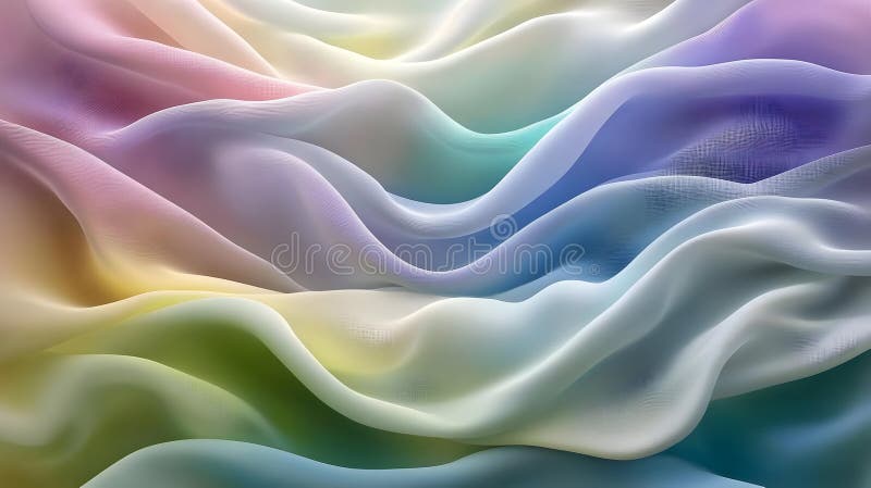 Pastel Wave Abstract Background Illustration Stock Illustration ...