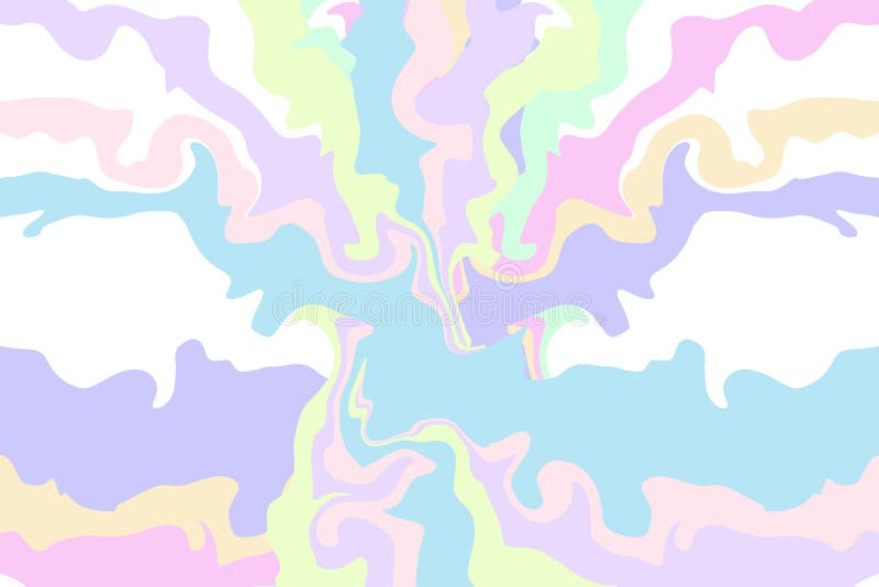 Pastel Wave Geometric Shapes for Background Vector Illustration Stock ...