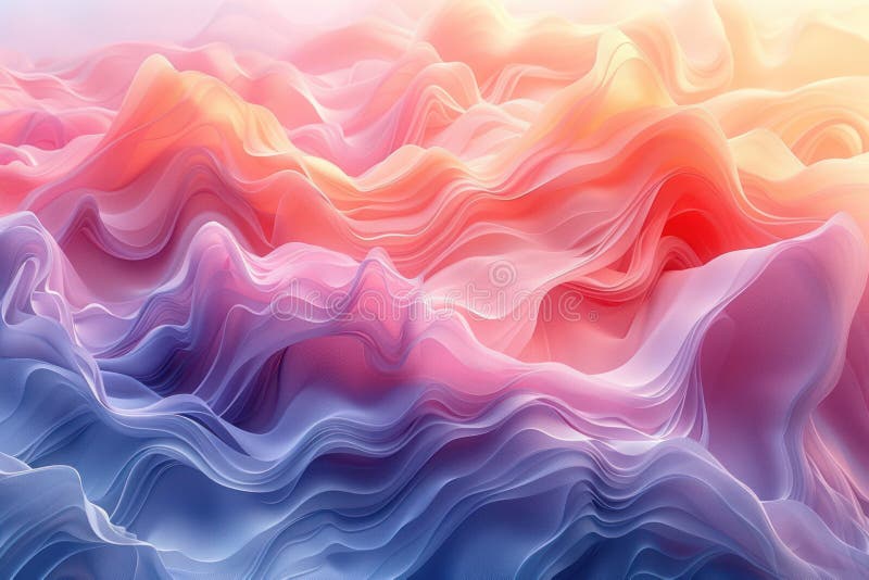 Pastel Waves: Abstract Gradient Background for App and Product Design ...