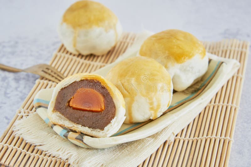 Pasteles Chinos, Dulces Chinos Foto de archivo - Imagen de yema, dulce ...