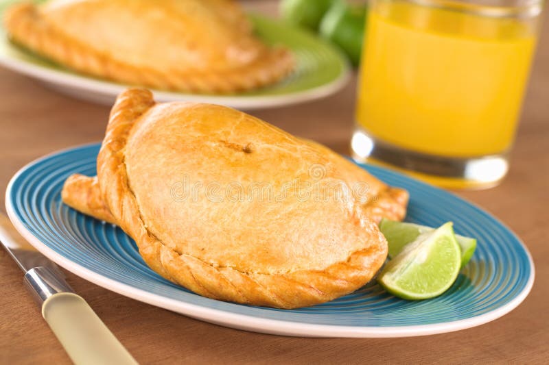 Empanada De Carne Peruana De Empanada Foto de archivo - Imagen de ...