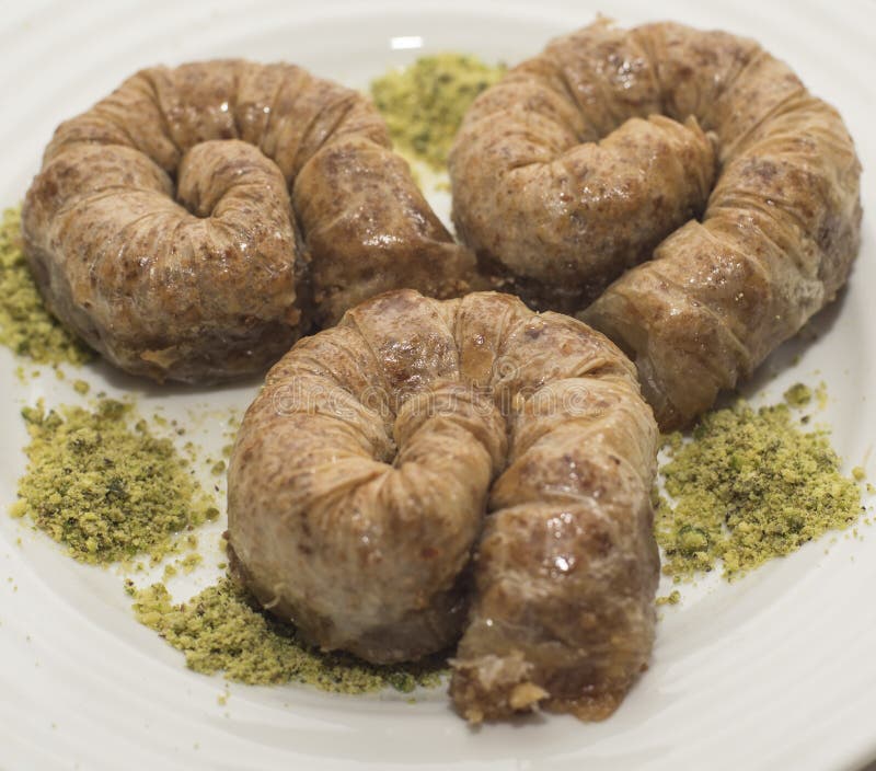 Pasteles Turcos Tradicionales - Baklava Foto de archivo - Imagen de ...