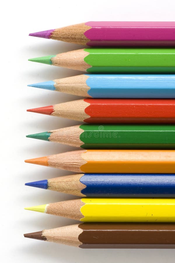 Pastelli a cera immagine stock. Immagine di rosso, nero - 16096661