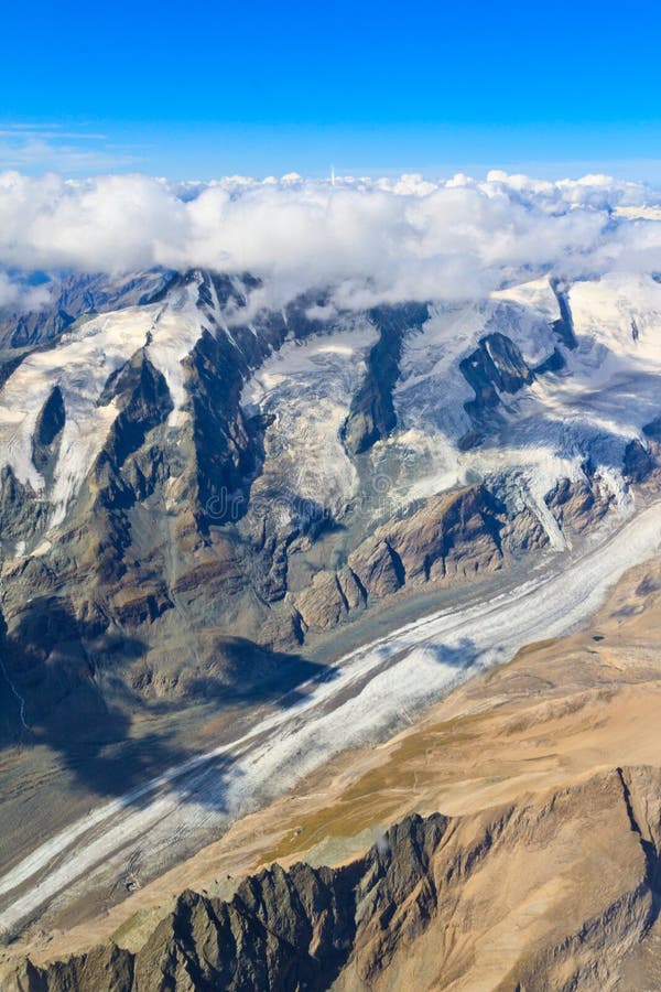 Gletsjer Pasterze in Het Nationale Park Hohe Tauern Aan De Voet Van De ...
