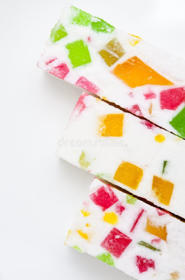Pastila with Pieces of Fruit Stock Image - Image of sugar, meal: 99439189