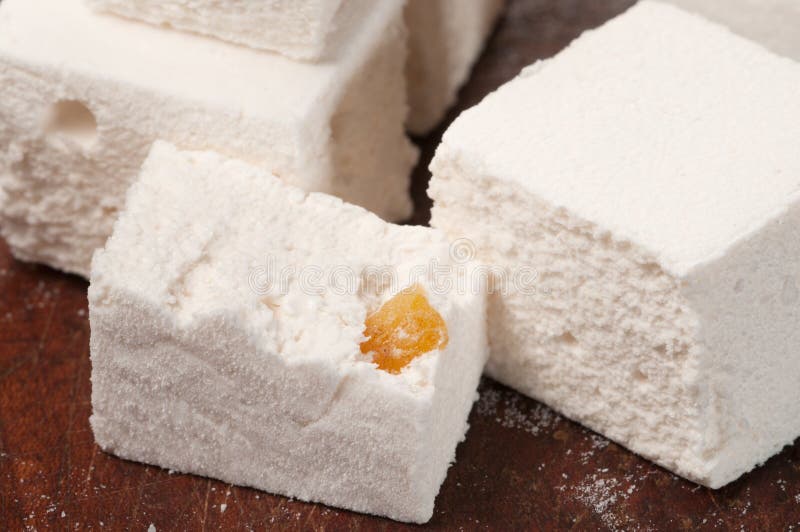 Pastille with Orange Succade Stock Photo - Image of candied, color ...