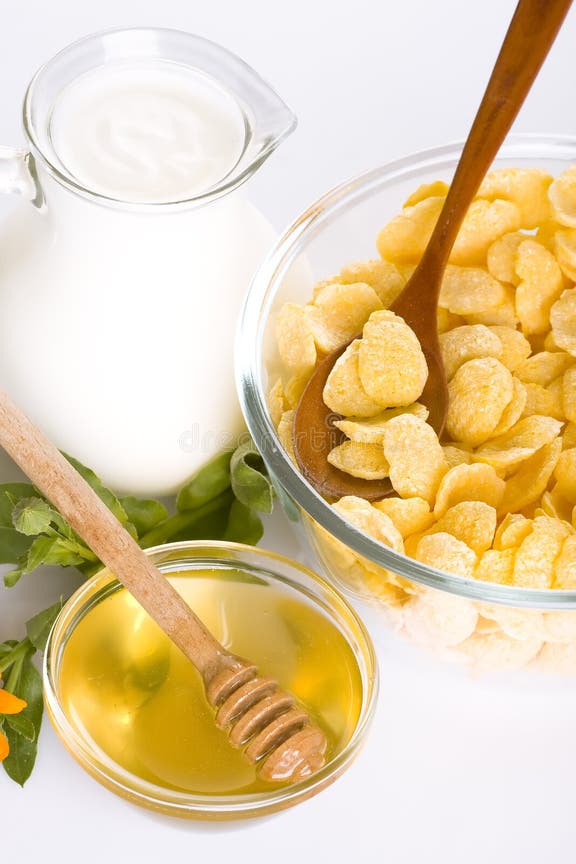 Pasto sano fotografia stock. Immagine di nutrizione, latte - 6162128