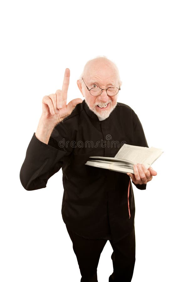 Pastor giving fiery sermon stock image. Image of religion - 12998939