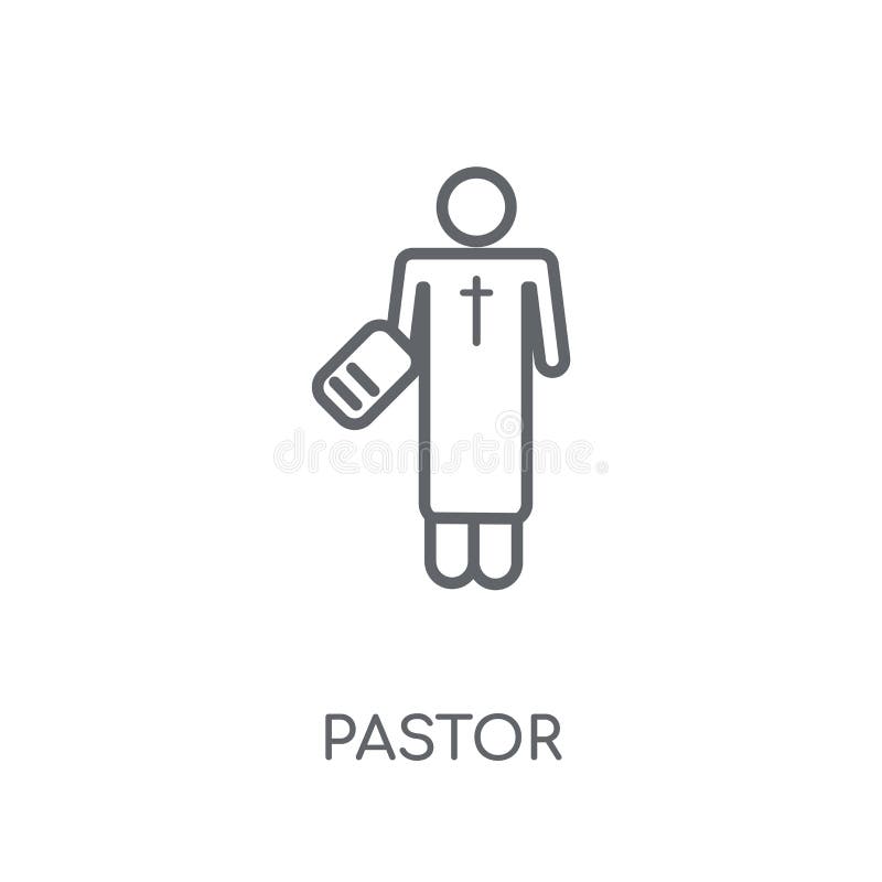 Linear Pastor Icon from Birthday Party Outline Collection. Thin Line ... Linear Pastor Icon from Birthday Party Outline Collection. Thin Line ...
