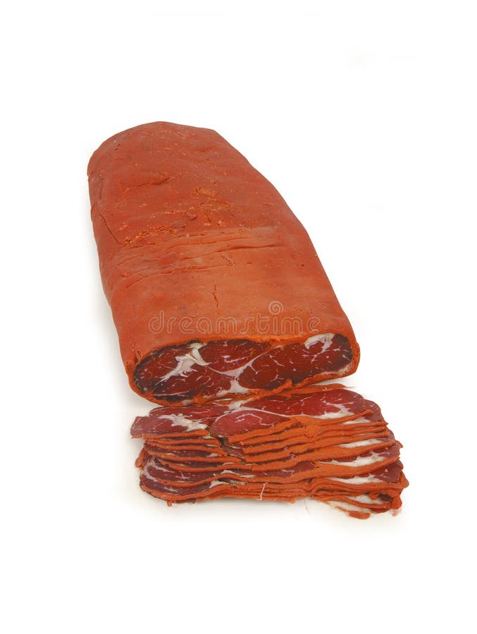 Pastrami, Basturma, Pastirma Sur Le Fond Blanc Image stock - Image du ...
