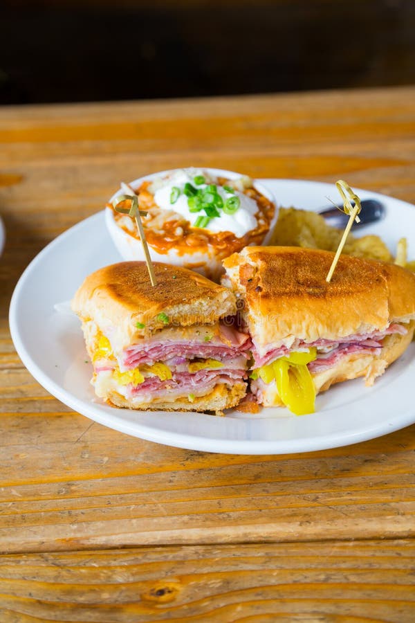 Pastrami Grinder Sandwich stock image. Image of lunch - 40618571