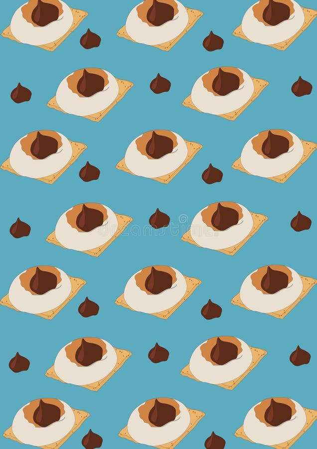 Pastry Background Design. Vector Illustration Decorative Design Stock ...