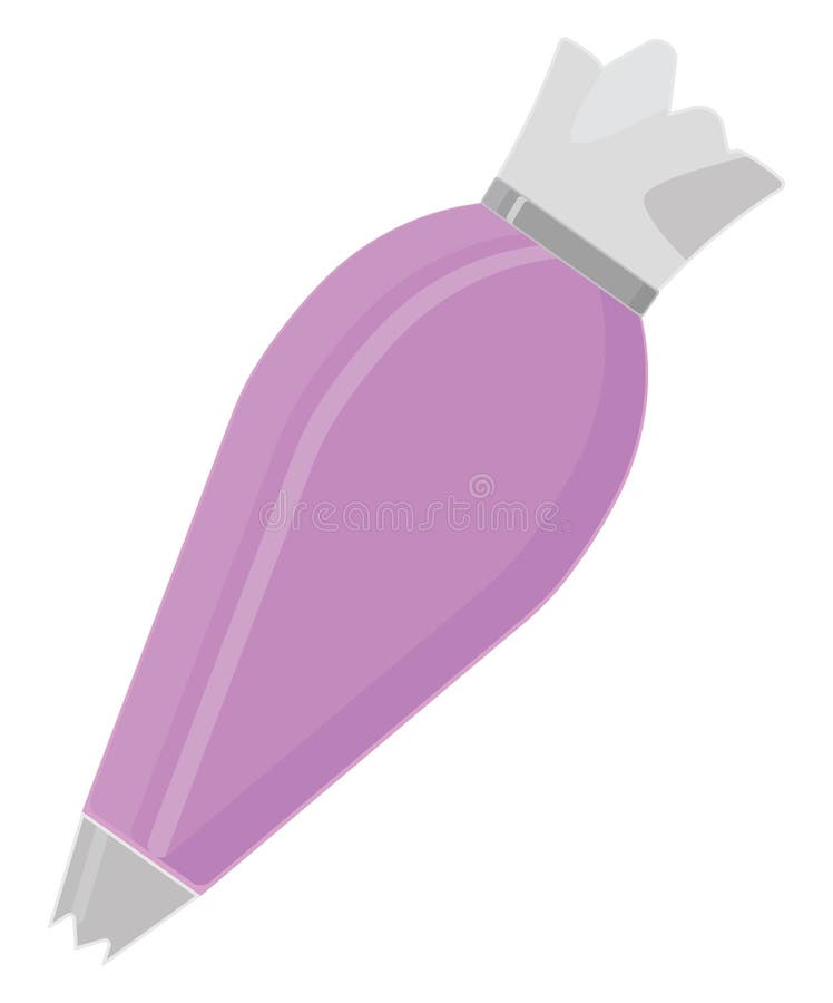 Pastry bag, icon stock vector. Illustration of pouch - 261377300