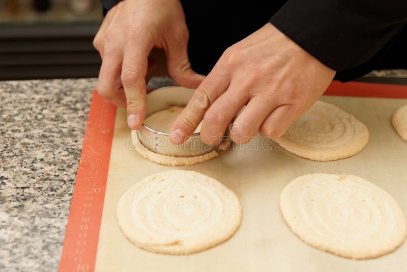 Pastry Chef is Making Cakes Stock Photo - Image of restaurant, cake ...