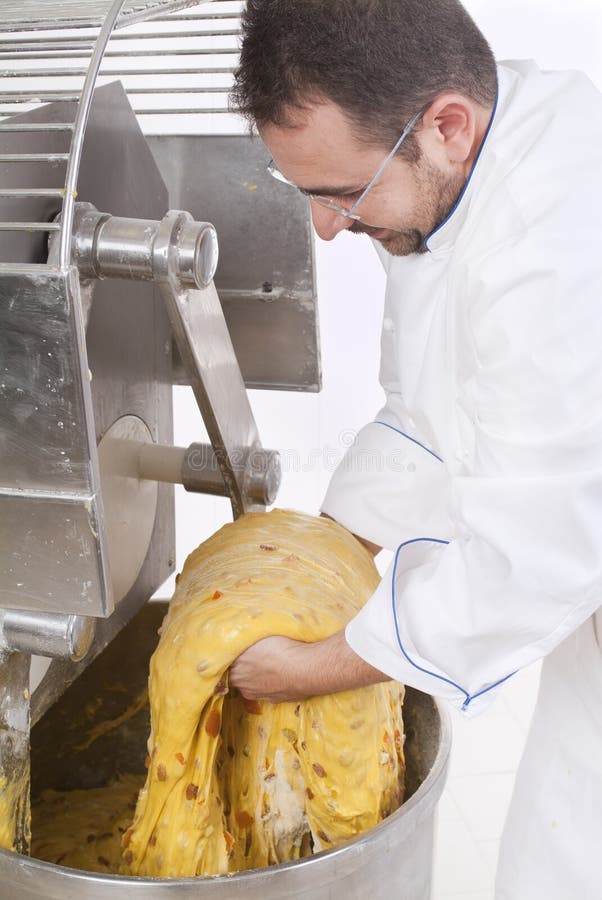 Pastry Chef Prepares the Ingredients Stock Image - Image of candied ...