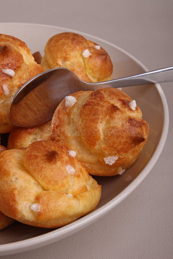 Pastry choux stock image. Image of french, baked, sugar - 18064611
