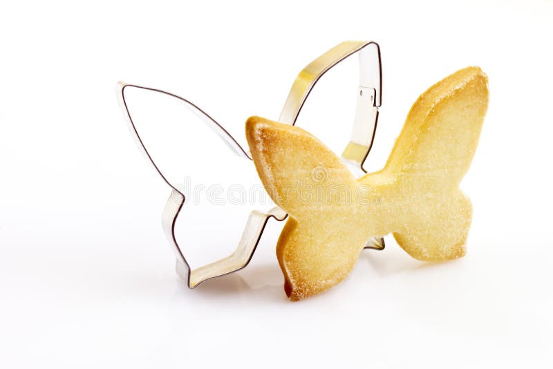 Pastry Cutter, Cookie, Butterfly Shape Stock Image - Image of biscuit ...