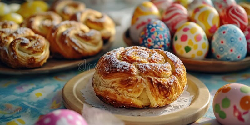 Pastry Delight - Easter Pastries Stock Photo - Image of tradition ...