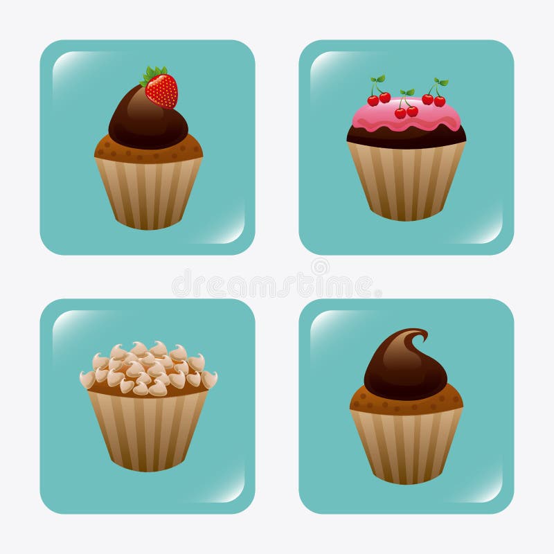 Pastry design stock vector. Illustration of sweet, graphic - 45433048