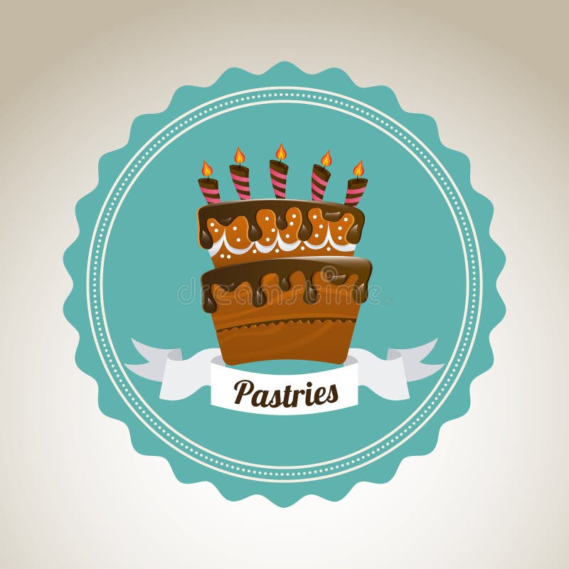 Pastry design stock vector. Illustration of restaurant - 45434591