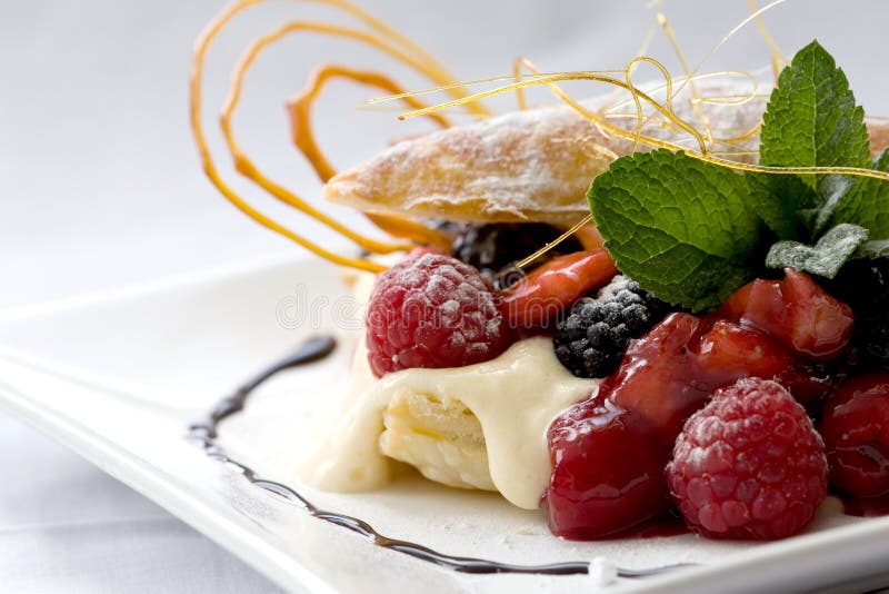 Pastry dessert stock photo. Image of pastry, fruit, decorated - 2312506