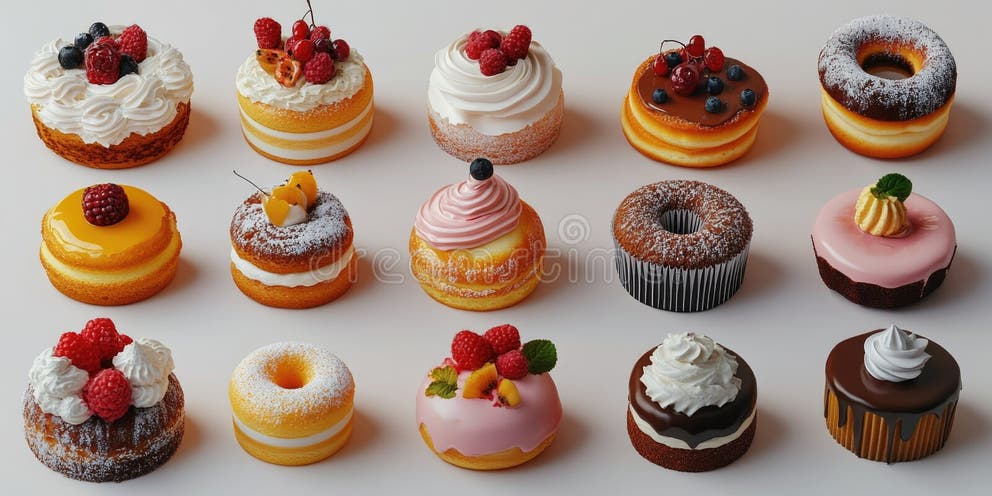 Pastry Display stock image. Image of items, treats, food - 374875905