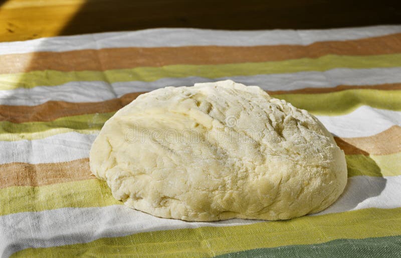 Pastry Dough Ready for Baking Stock Photo - Image of baker, uncooked ...