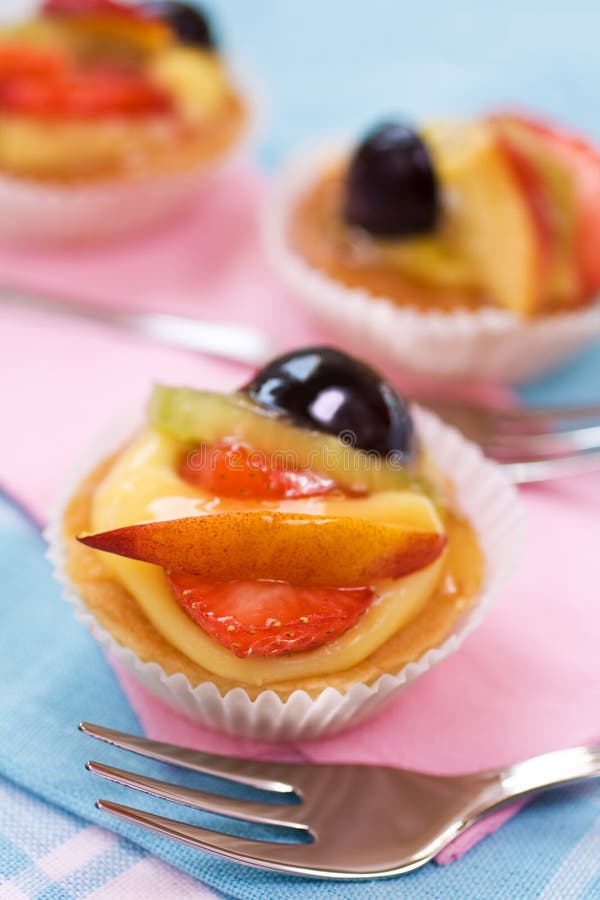 Pastry with fruit stock photo. Image of fruit, silver - 11208642