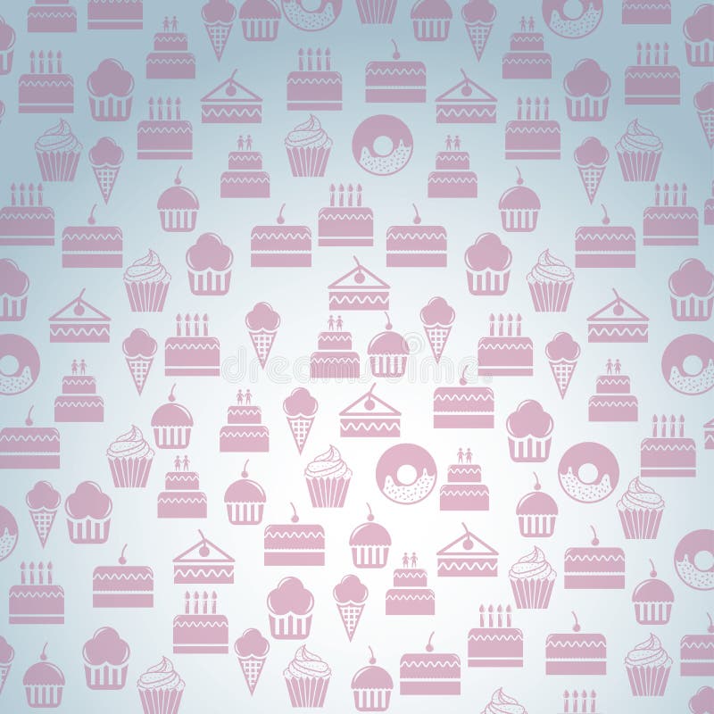 Pastry icons stock vector. Illustration of frames, cone - 33542722