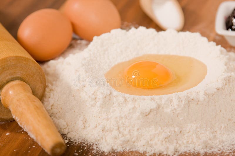 Pastry making stock photo. Image of rolling, kitchen - 11389346