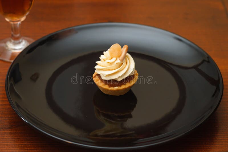 Pastry mignon with cream stock photo. Image of gourmet - 79432624