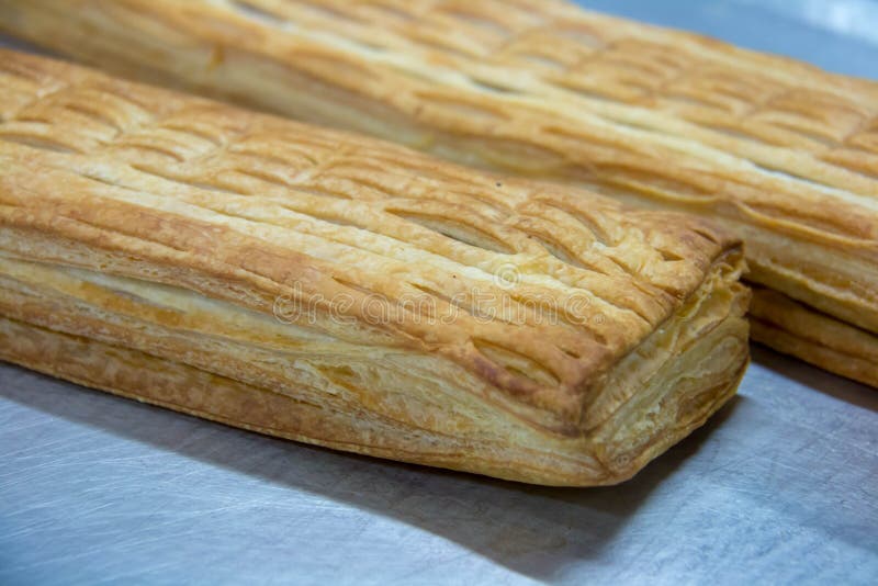 Pastry Puff Filling for Coffee Break Stock Image - Image of lunch ...