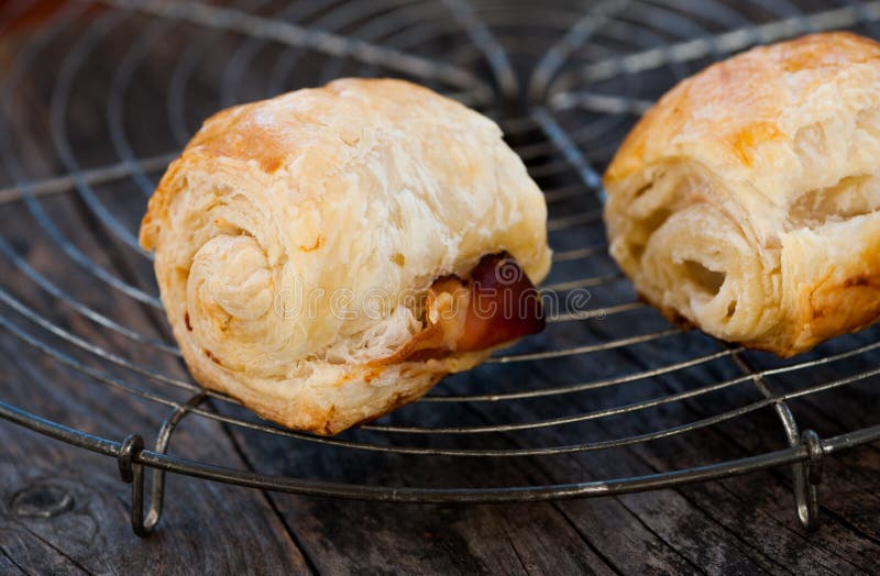 Pastry rolls stock photo. Image of gourmet, bacon, swirl - 63740074