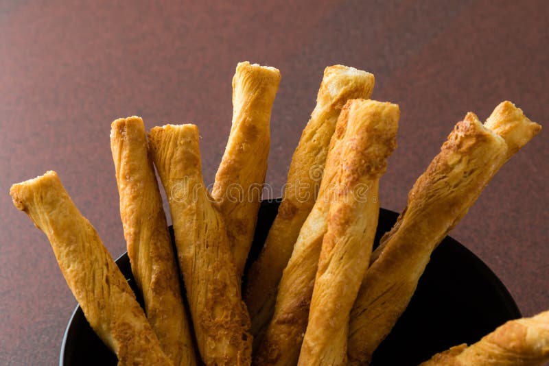 Pastry Sticks with Cheese in a Bowl Stock Image - Image of bake, pastry ...