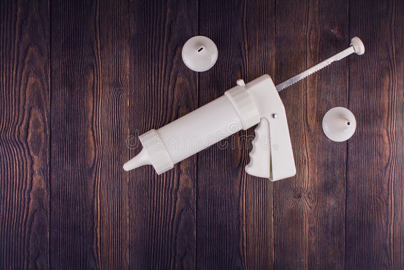 Pastry Syringe with Molds for Cream and Cookies Stock Image - Image of ...