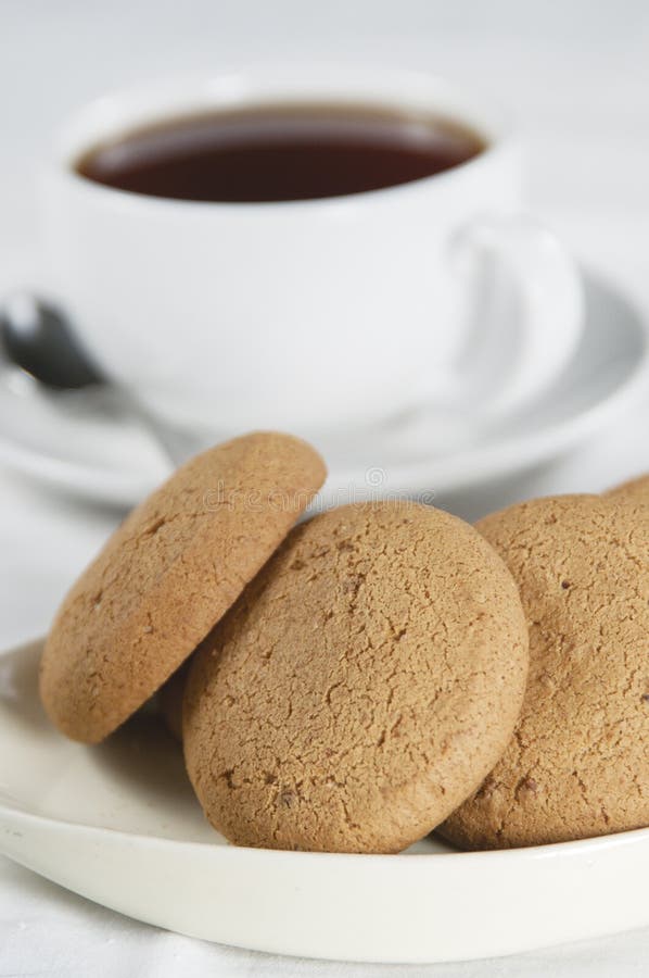 Pastry and tea stock photo. Image of teacup, food, brown - 18358644