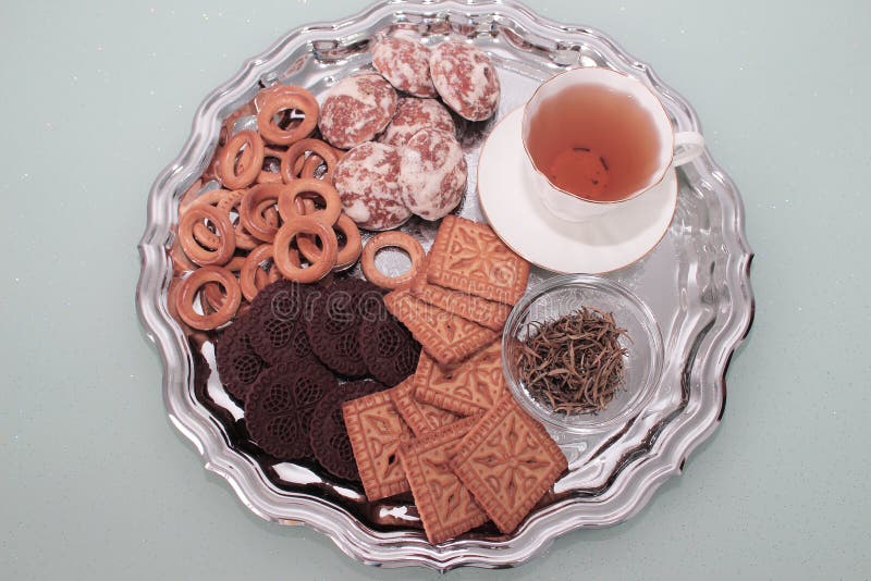 Pastry for tea stock image. Image of dish, food, liquid - 53375515