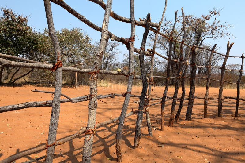Pasture fence in Namibia stock photo. Image of agriculture - 130701046