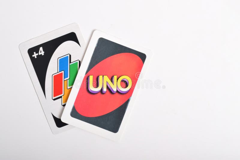 Stack of UNO Game Cards on White Background Editorial Photo - Image of ...