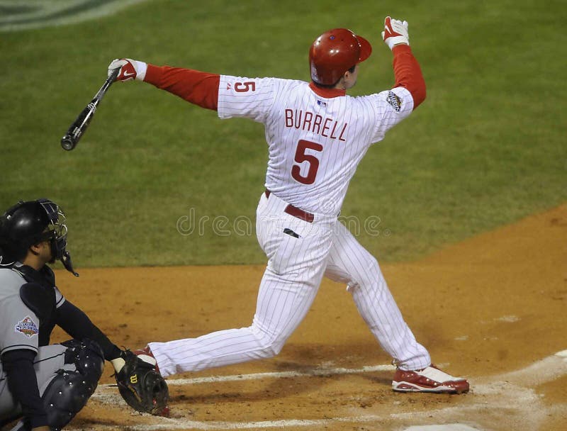 Pat Burrell editorial stock photo. Image of league, rays - 31111158