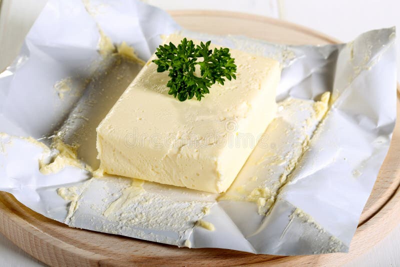 Butter on Foil stock image. Image of dietary, stick, dairy - 30880373