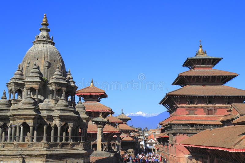 Patan Durbar Square stock photo. Image of oriental, ancient - 68305212