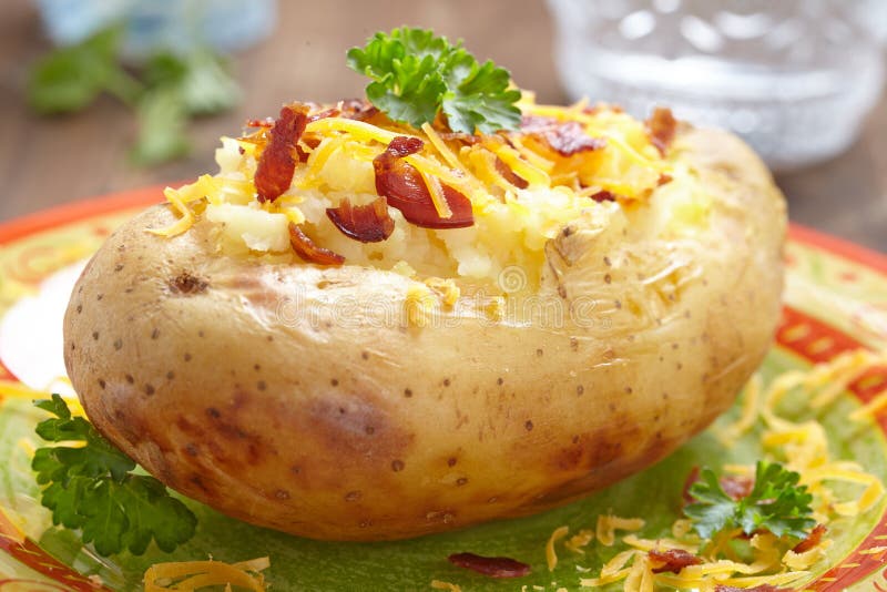 Patata cocida al horno imagen de archivo. Imagen de baked - 24938587