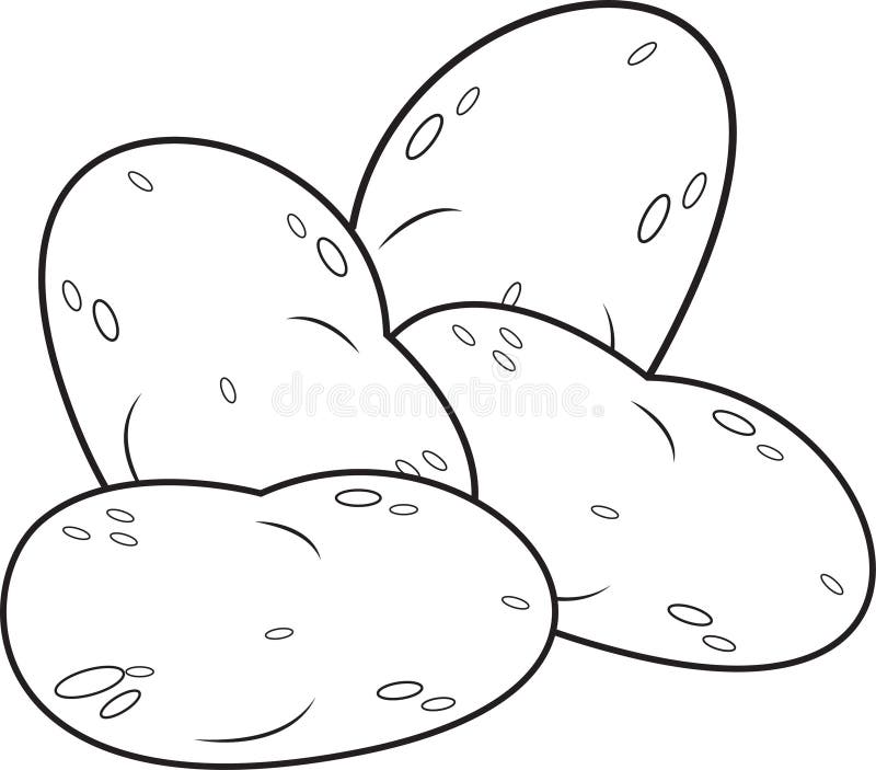 Patatas stock de ilustración. Ilustración de detalle - 65394928