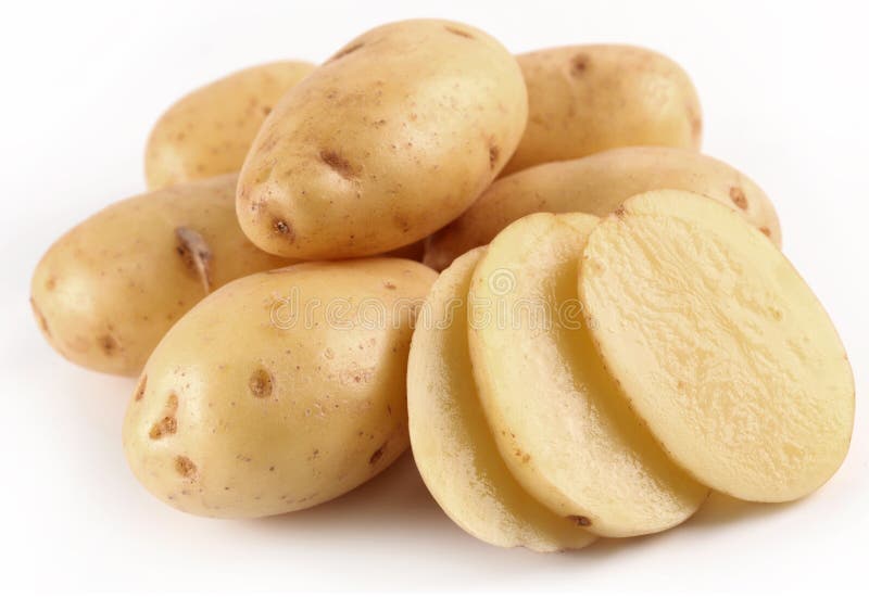 Patatas amarillas imagen de archivo. Imagen de vegetariano - 13600873