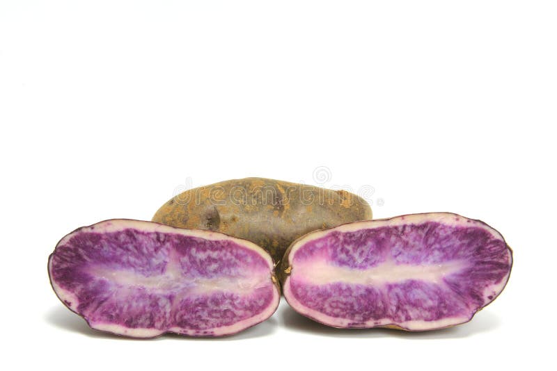 Patate blu fotografia stock. Immagine di verdure, copia - 28235430