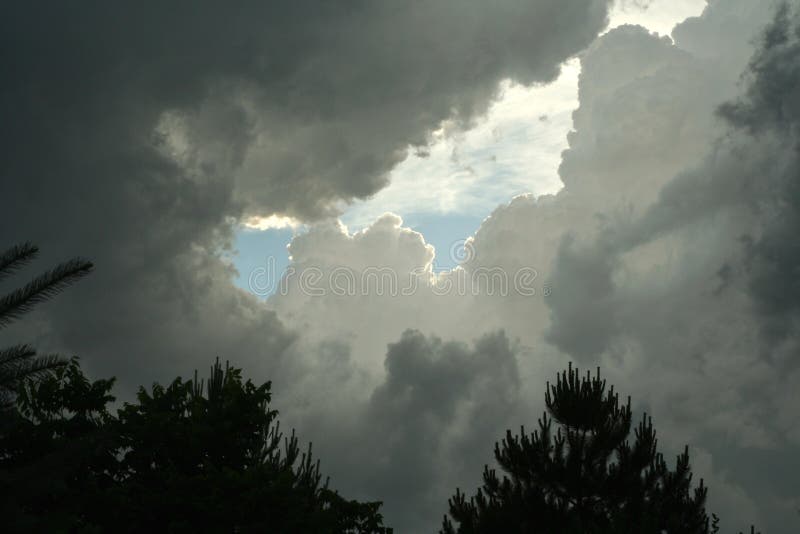 Big Patch of Cumulus Clouds Stock Photo - Image of pattern, purity ...